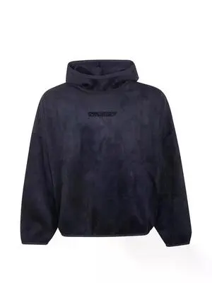 Fear Of God Logo-embroidered Hoodie - Black