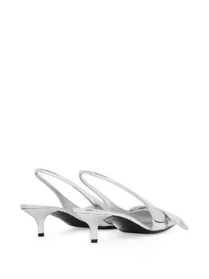COURREGES 45mm Sling-back Pumps