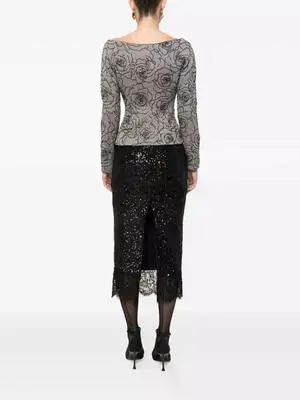 NISSA Sequin-embellished Blazer