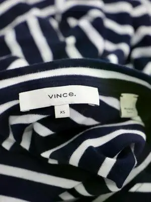 Vince Striped Long-sleeve Top - Blue