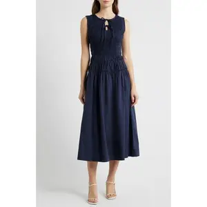 Moon River Shirred Day Dresses