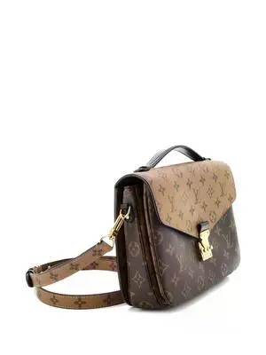 LOUIS VUITTON Pochette Metis Reverse Monogram Canvas Crossbody Bag - Brown