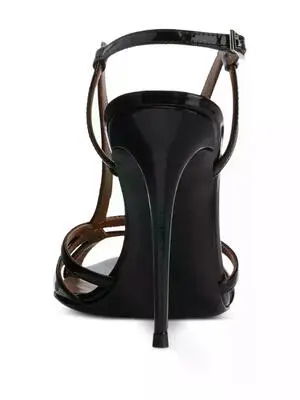 GIUSEPPE ZANOTTI Intriigo Zoe Buckle-fastening Sandals - Black