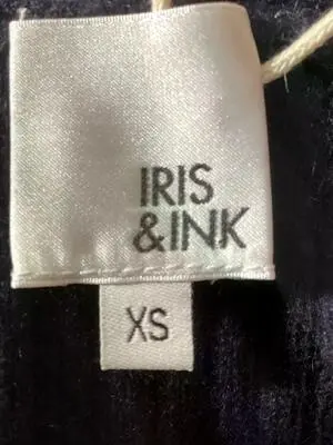 Iris & Ink V-neck Ribbed Sweater