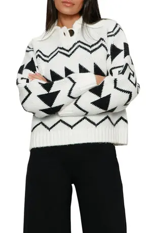 Sanctuary Below Zero Printed Sweater