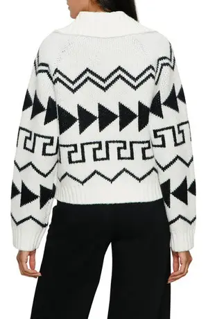 Sanctuary Below Zero Printed Sweater