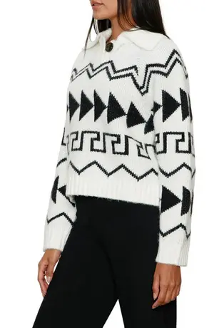 Sanctuary Below Zero Printed Sweater
