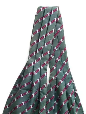 Hermès 1990s Patterned Silk Scarf