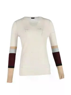JOSEPH Colourblock Crew-neck Top