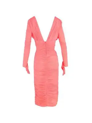 Alex Perry Ruched Midi Dress