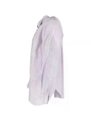 Giorgio Armani Check-pattern Long-sleeve Shirt
