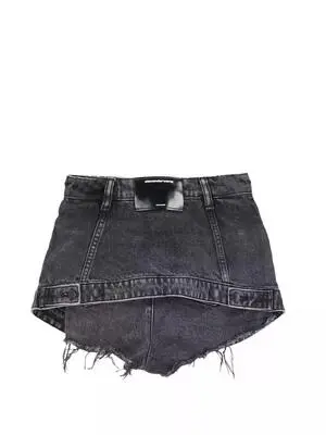 ALEXANDER WANG Buttoned Denim Skort