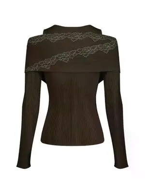 VAILLANT Split Lace Long-sleeve Top