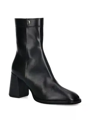 Furla Square Heel Zip Boots