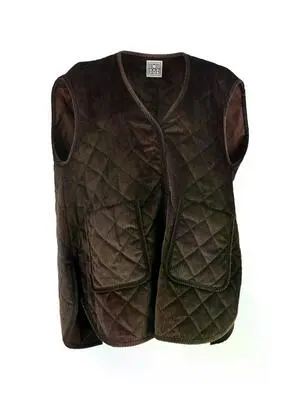 TOTEME Quilted Corduroy Vest