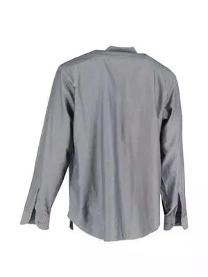 Giorgio Armani Diagonal Striped Long Sleeve Shirt