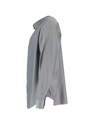 Giorgio Armani Diagonal Striped Long Sleeve Shirt
