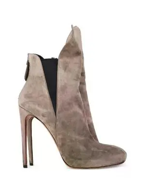 Alaïa Suede Rear-zip Ankle Boots