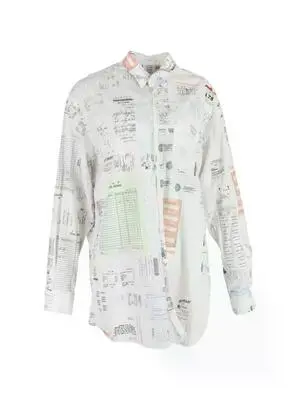 Vetements 2019 Receipt Print Shirt