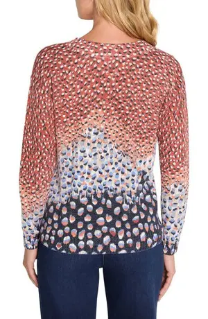 NIC+ZOE V-neck Long Sleeve Sweater