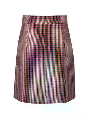 Akris Check-pattern A-line Skirt