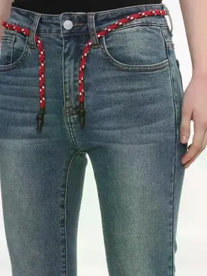 A BATHING APE Braided Straight-leg Jeans