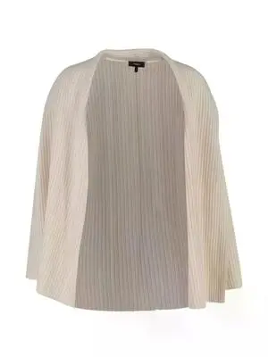 Theory Ribbed Open-front Cardigan