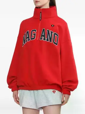 A BATHING APE Zip-up Appliqué Sweatshirt