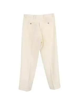 Miu Miu Belt-loop Cotton Trousers