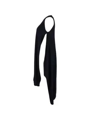 See By Chloé Side-slit Ribbed Midi Dress