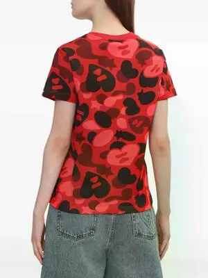 A BATHING APE Logo T-shirt - Red