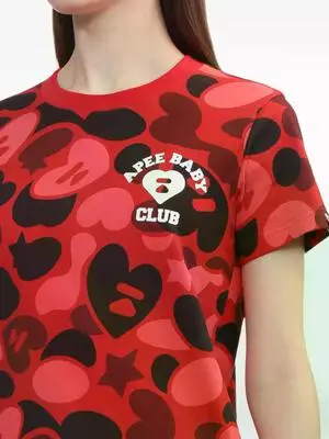 A BATHING APE Logo T-shirt - Red