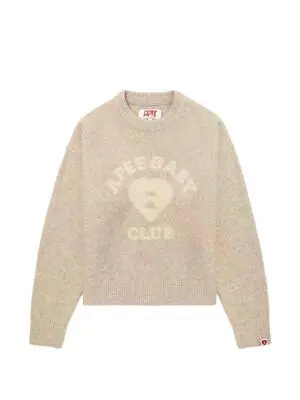 A BATHING APE Heart Logo Sweater