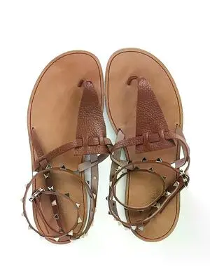Valentino Garavani Rockstud-embellished T-strap Sandals