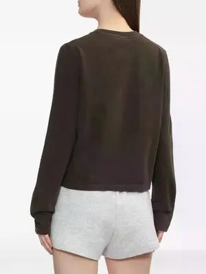 A BATHING APE Long-sleeve Appliqué T-shirt