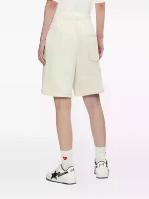 A BATHING APE Graphic Detail Shorts - Neutrals
