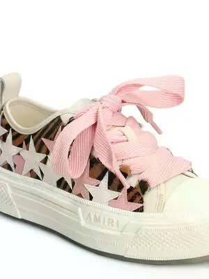 Amiri Star-pattern Lace-up Sneakers - Brown