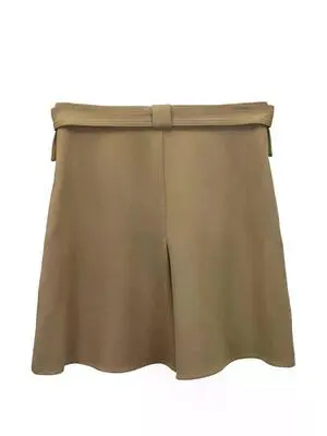 Maje Belted Mini Skirt