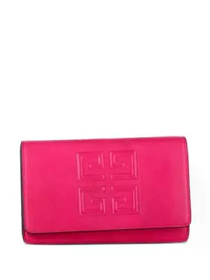 Givenchy Chain Emblem Wallet - Pink