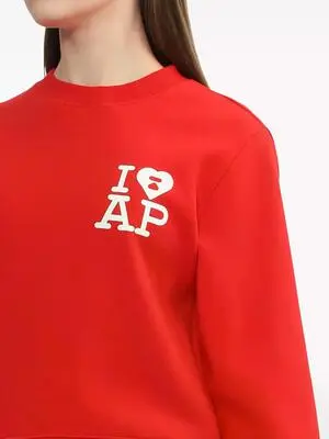 A BATHING APE Graphic Sweater - Red