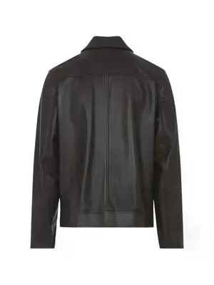 Paul Smith Zipped Leather Jacket
