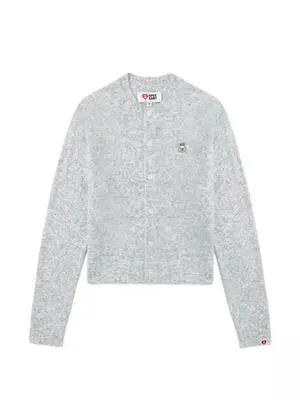 A BATHING APE Baby Doppy Buttoned Cardigan - Grey