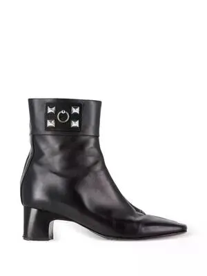 Hermès Leather Ankle Boots