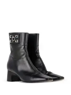 Hermès Leather Ankle Boots