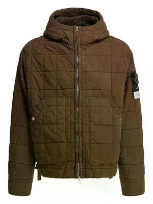 Stone Island Hooded Quilted Jacket