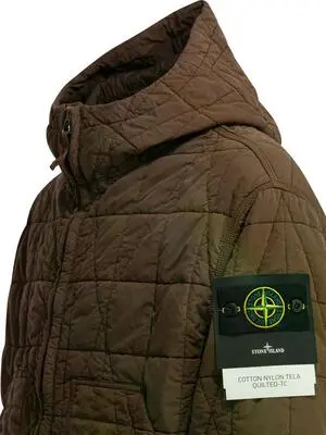 Stone Island Hooded Quilted Jacket