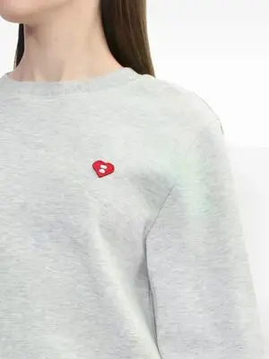 A BATHING APE Heart Logo Sweater - Grey