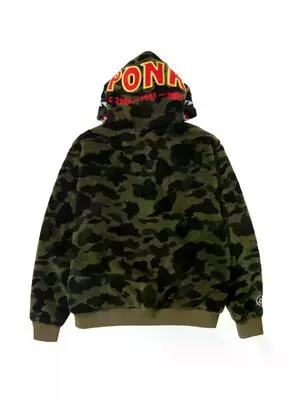 A BATHING APE Camouflage Hoodie - Green