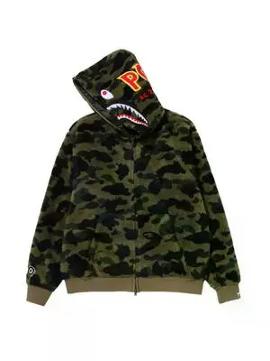 A BATHING APE Camouflage Hoodie - Green