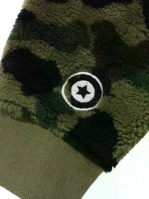 A BATHING APE Camouflage Hoodie - Green